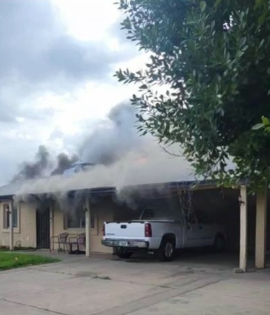 2/13/23 WF Phoenix House Fire Started In The Rear Yard Ext Into The ...